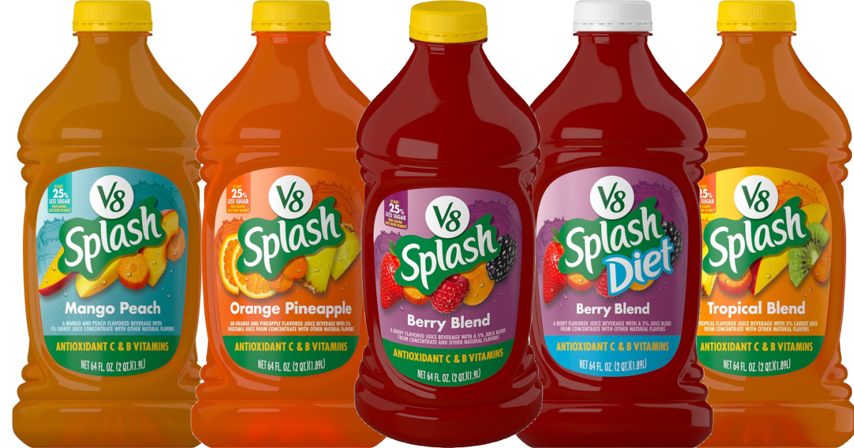 V8 Splash Juices Just $1.66 on Amazon - The Freebie Guy® ️️️