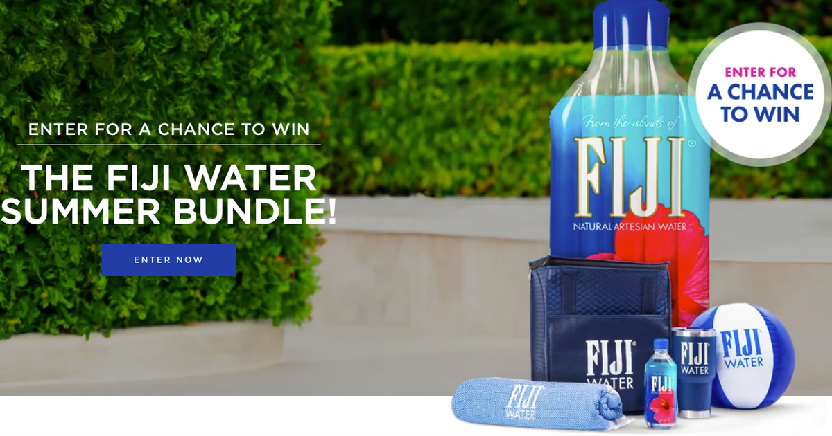 FIJI Water Summer Bundle Giveaway - The Freebie Guy®