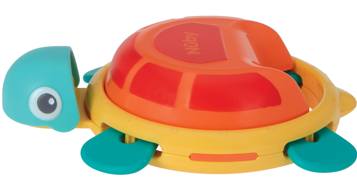 Possible Free Nuby Twista Rattle Teether Toy, Turtle Tambourine Bath ...
