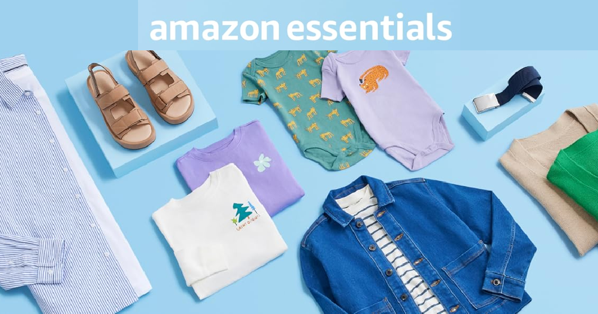 Up to 80% Off Amazon Essentials Apparel For The Whole Family ...
