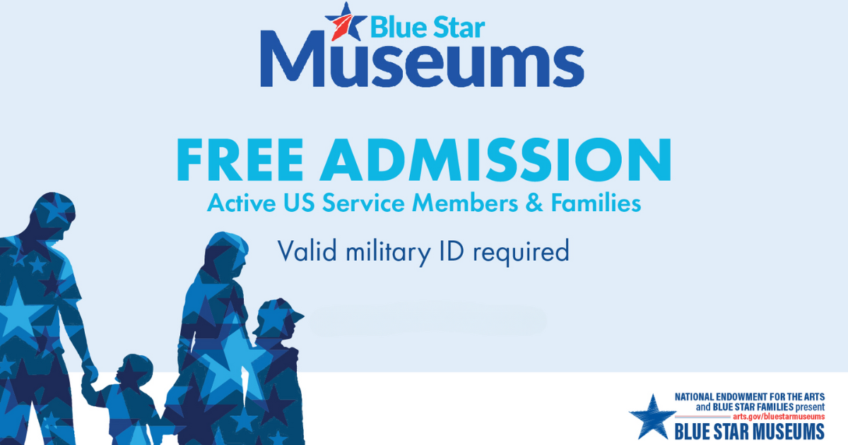 Free Admission to Blue Star Museums for Active Duty Military + Families - The Freebie Guy® ️️️