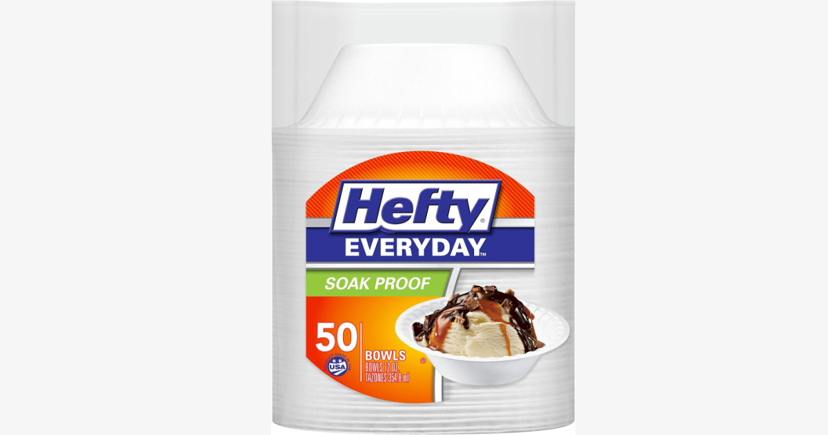 Hefty Bowls 50-Count Just $2.50 (Reg $6) - The Freebie Guy® ️️️
