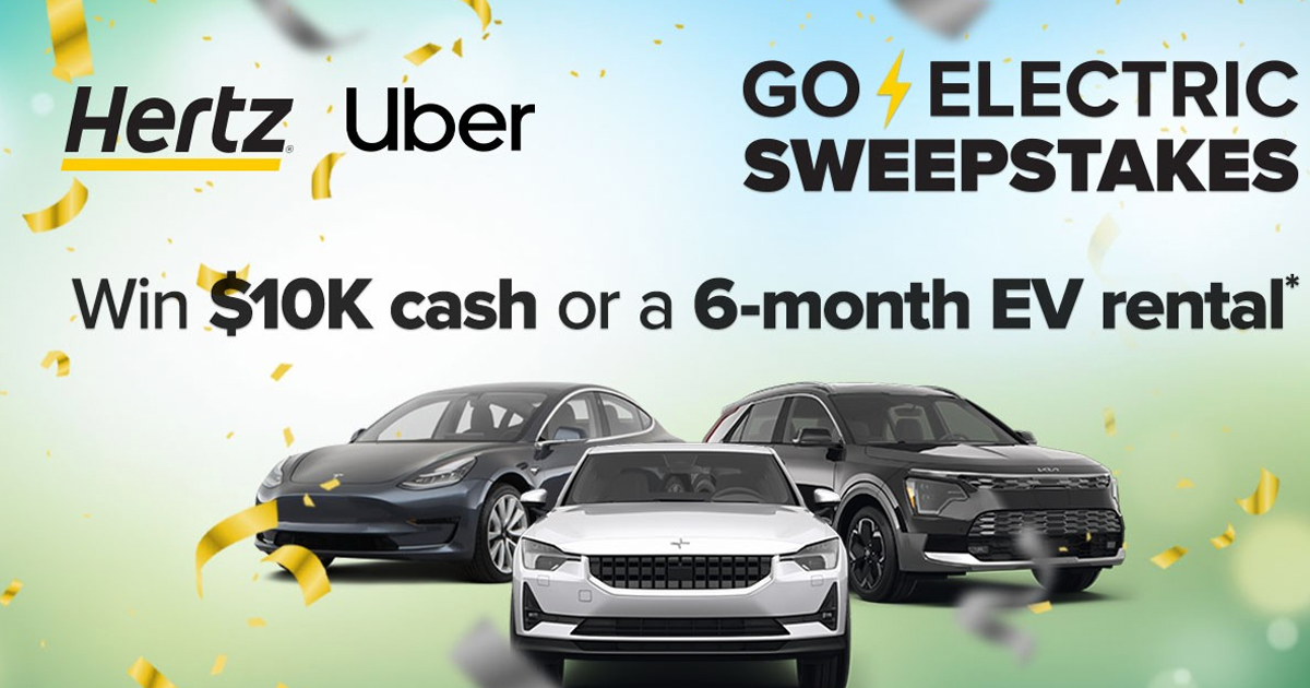 Hertz Go Electric Sweepstakes - The Freebie Guy®