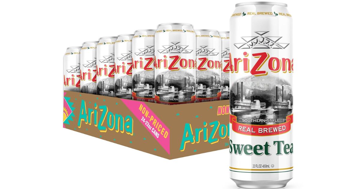 Arizona Sweet Tea 24-Pack Big Cans Only $17 Shipped on Amazon - The ...