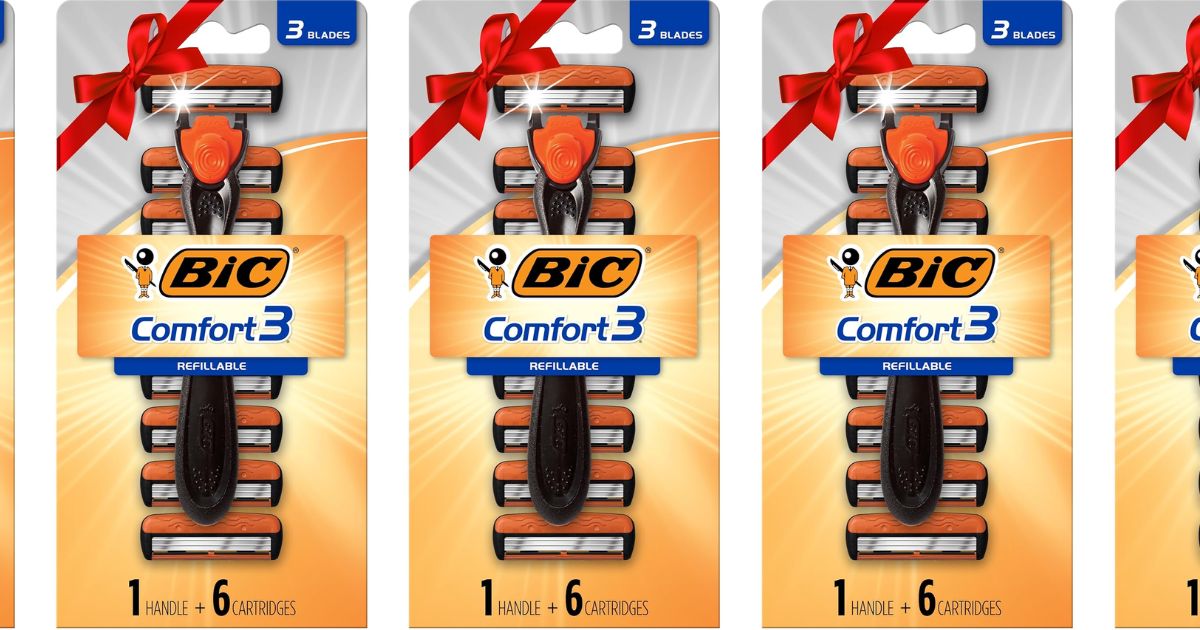 Two Packs of BIC Razors w/ 6 Cartridges Each Only $7 Shipped on Amazon ...