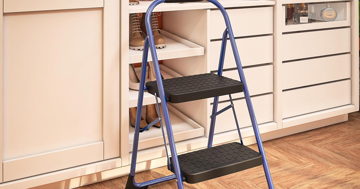 $19.XX Copco Step Stool w/ Hand Grip (Reg $56) - The Freebie Guy® ️️️