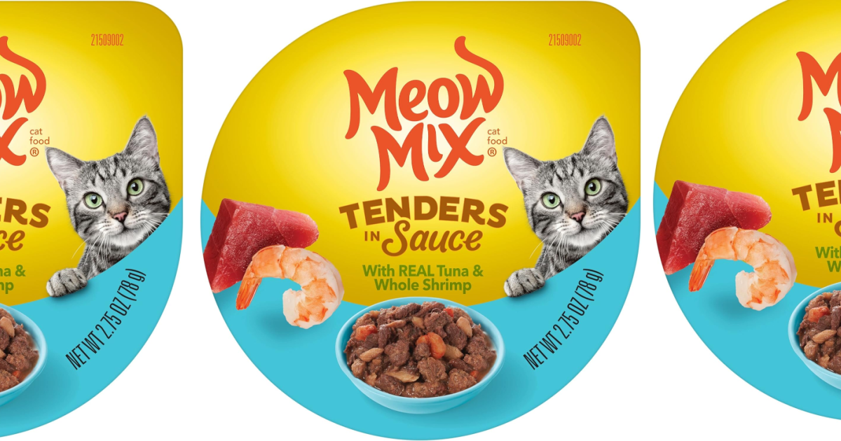 Meow Mix Tenders 12-Pack Just $4.75 on Amazon - The Freebie Guy® ️️️