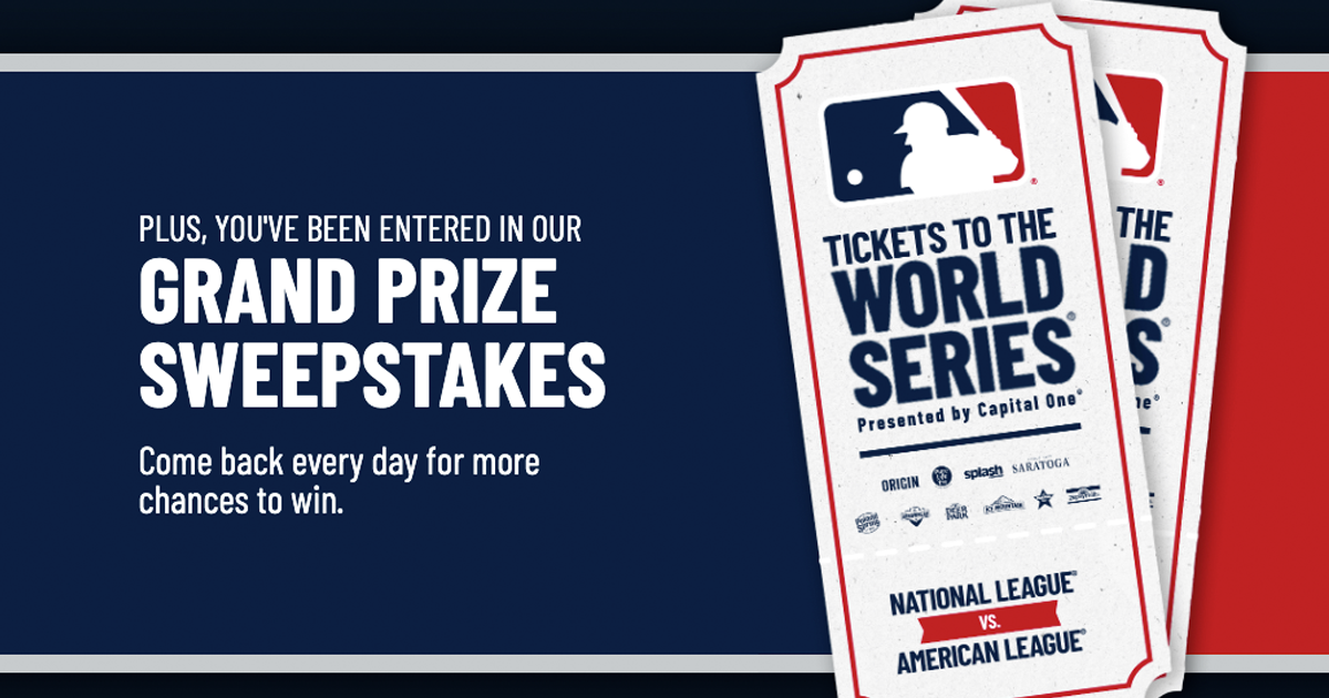 BlueTriton Summer MLB Game & Sweepstakes and Instant Win Game! 150,000 ...
