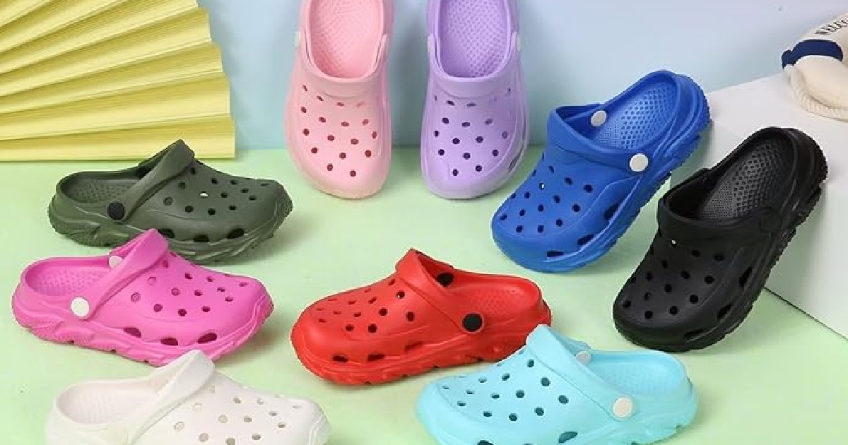 Kids Crocs Clogs Dupe Only $13 on Amazon - The Freebie Guy® ️️️
