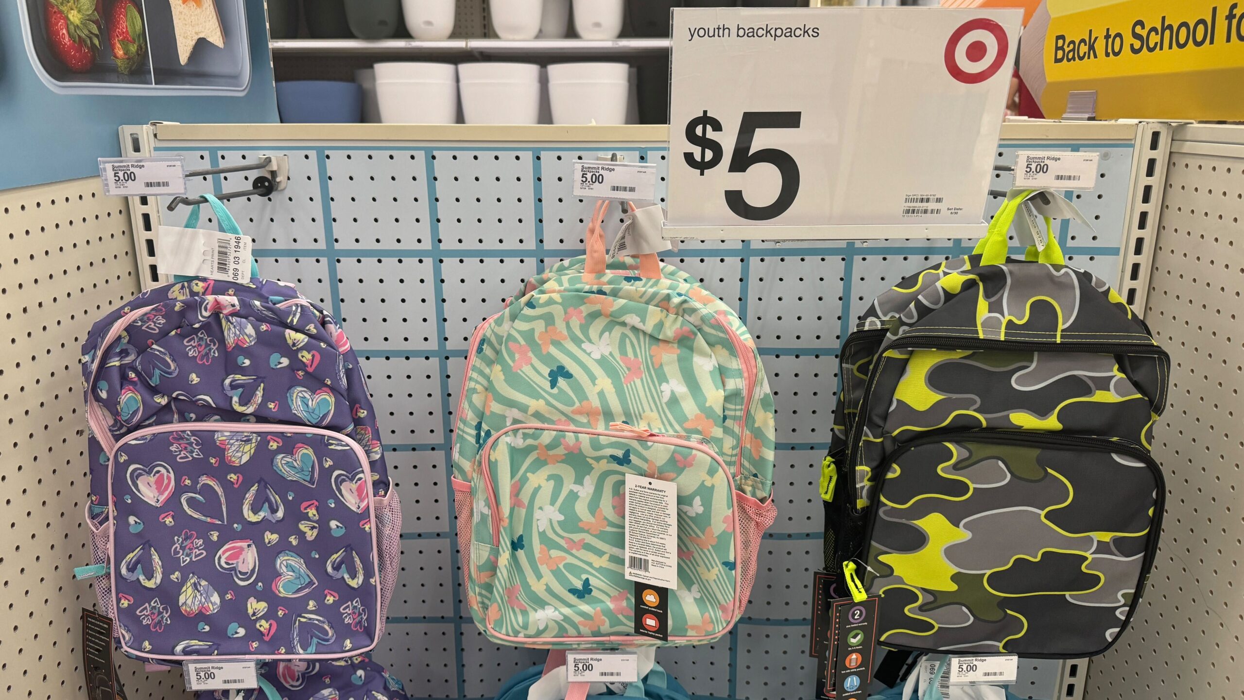 GO! Target Has Kids Backpacks for Just $5! - The Freebie Guy® ️️️