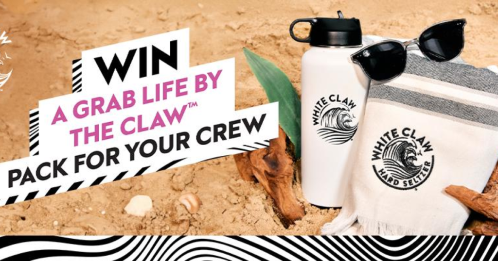 White Claw Wednesday Shore Club Grab Life By The Claw Summer Pack ...