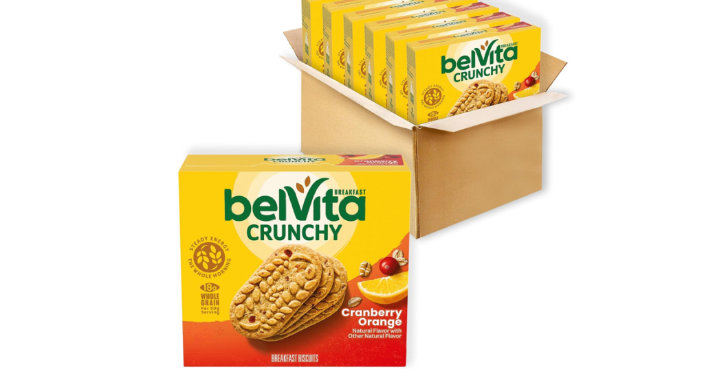 6 Boxes of Belvita Cranberry Orange Breakfast Biscuits Just $12.94 (Reg ...