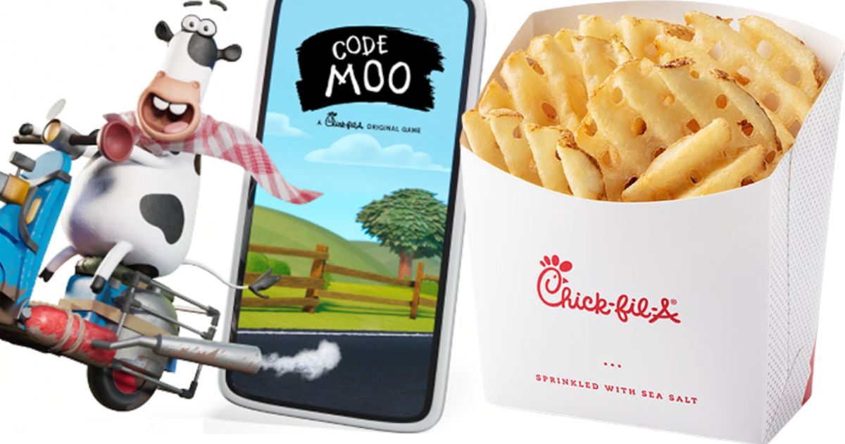 Code Moo is HERE! 2 Million Get FREE Chick-fil-A Waffle Potato Fries ...