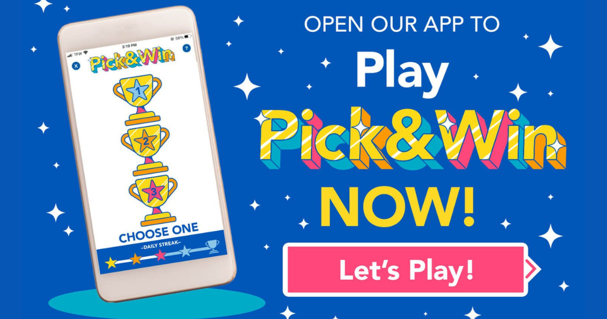 Gabe’s Unbelievable Rewards! Pick-And-Win In-App Instant Win Game - The ...