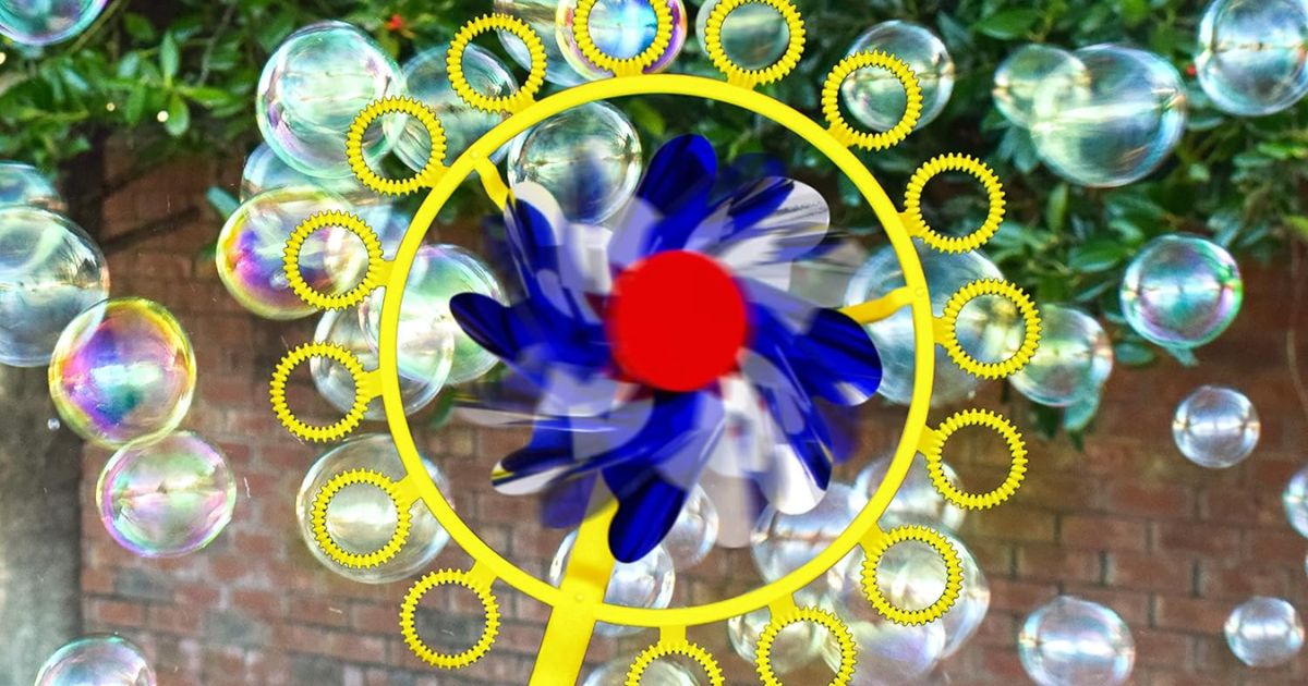 Pinwheel Bubble Wand + Bubble Solution Only $2.50 on Amazon - The ...