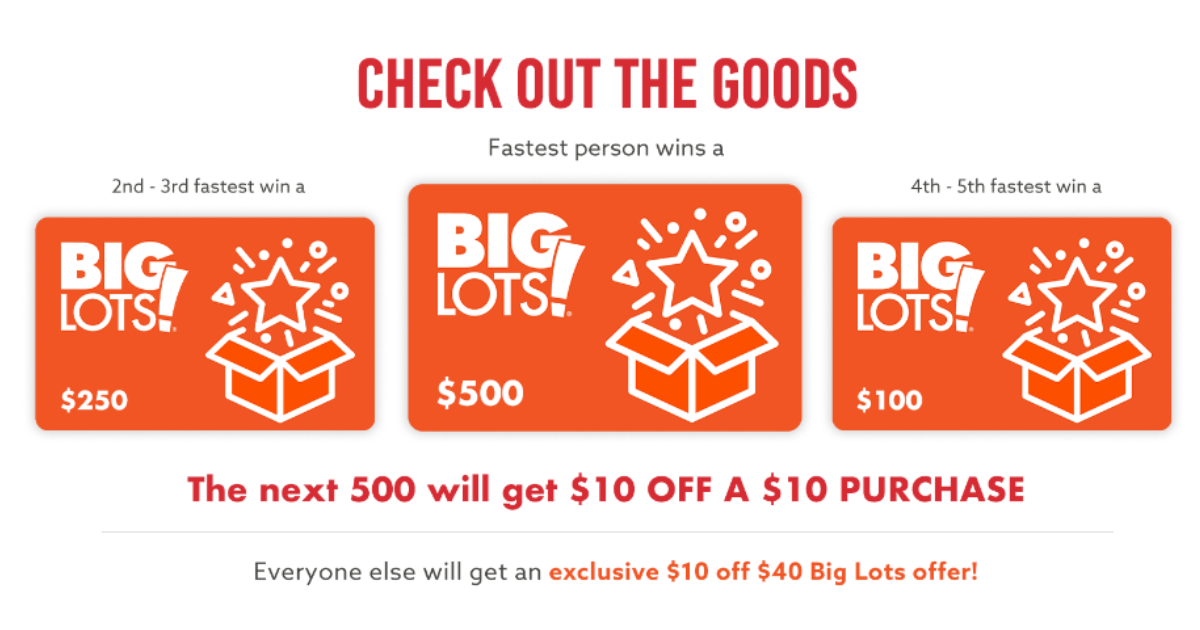 Big Lots Quikly Giveaway | Win a Big Lots Gift Card Worth $500 & More ...