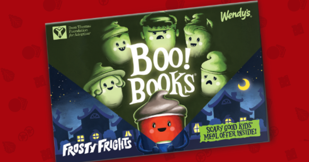 Wendy's - Boo! Books Are BACK! - The Freebie Guy® ️️️