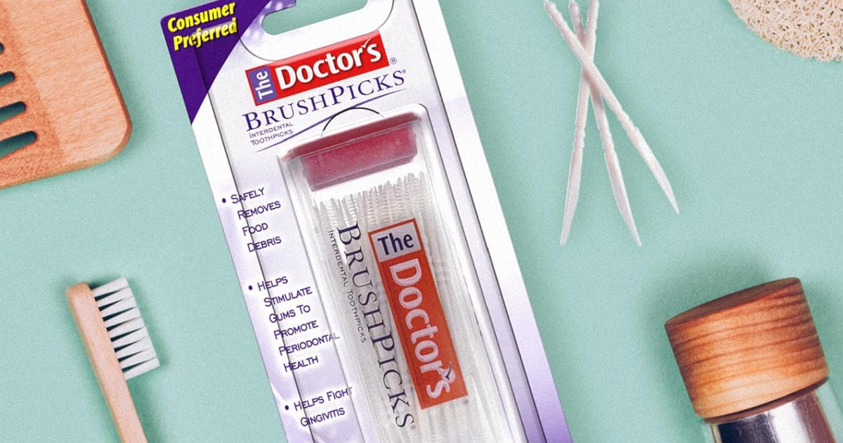 The Doctor's BrushPicks Interdental Toothpicks 120-Count Only $1.xx on ...