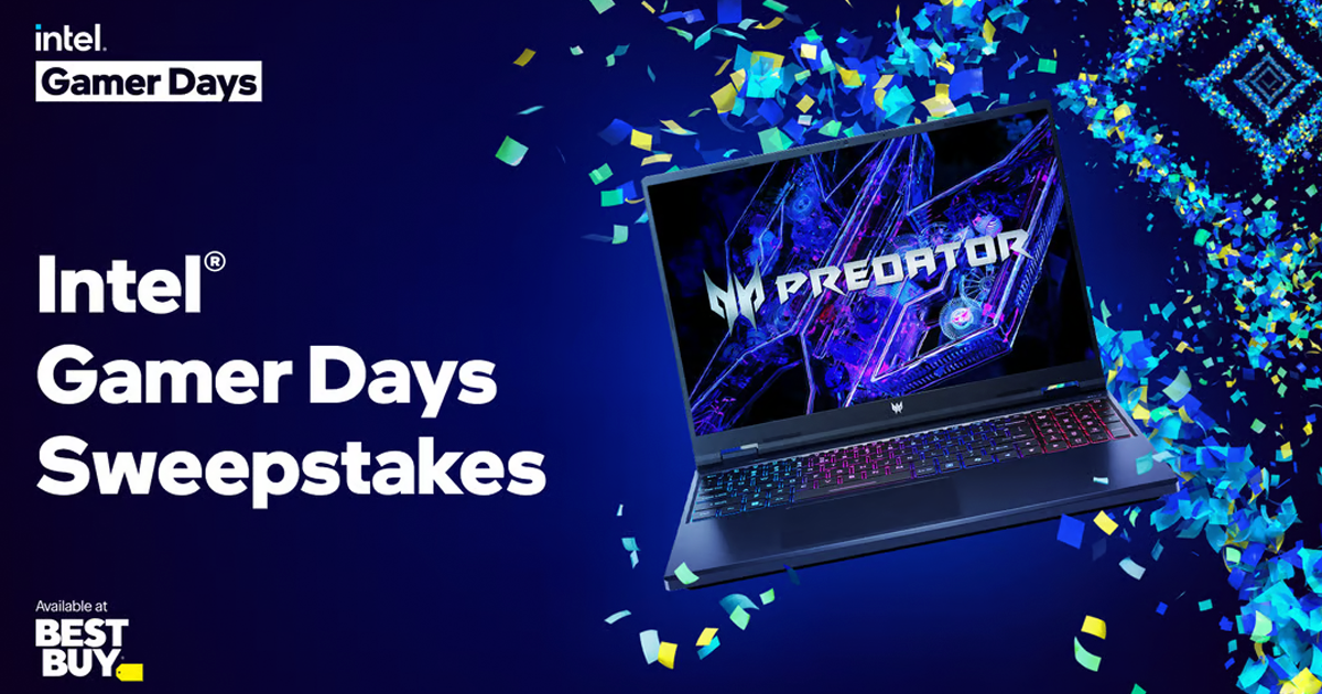 Intel Gamer Days 2024 Summer Sweepstakes - The Freebie Guy®