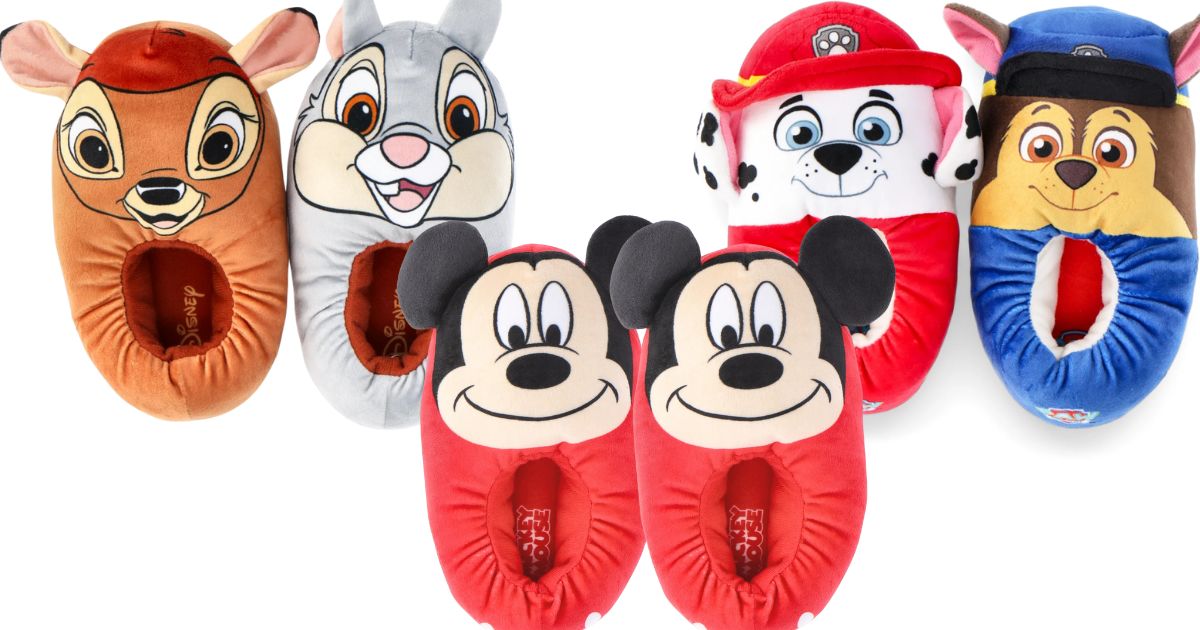 Kid’s Character Slippers Only $5.98 at Walmart (Reg. $15) - The Freebie ...