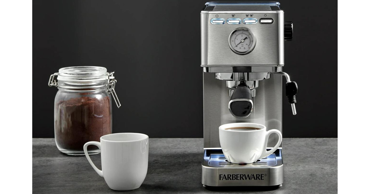 $36 Farberware Espresso Machine! - The Freebie Guy® ️️️