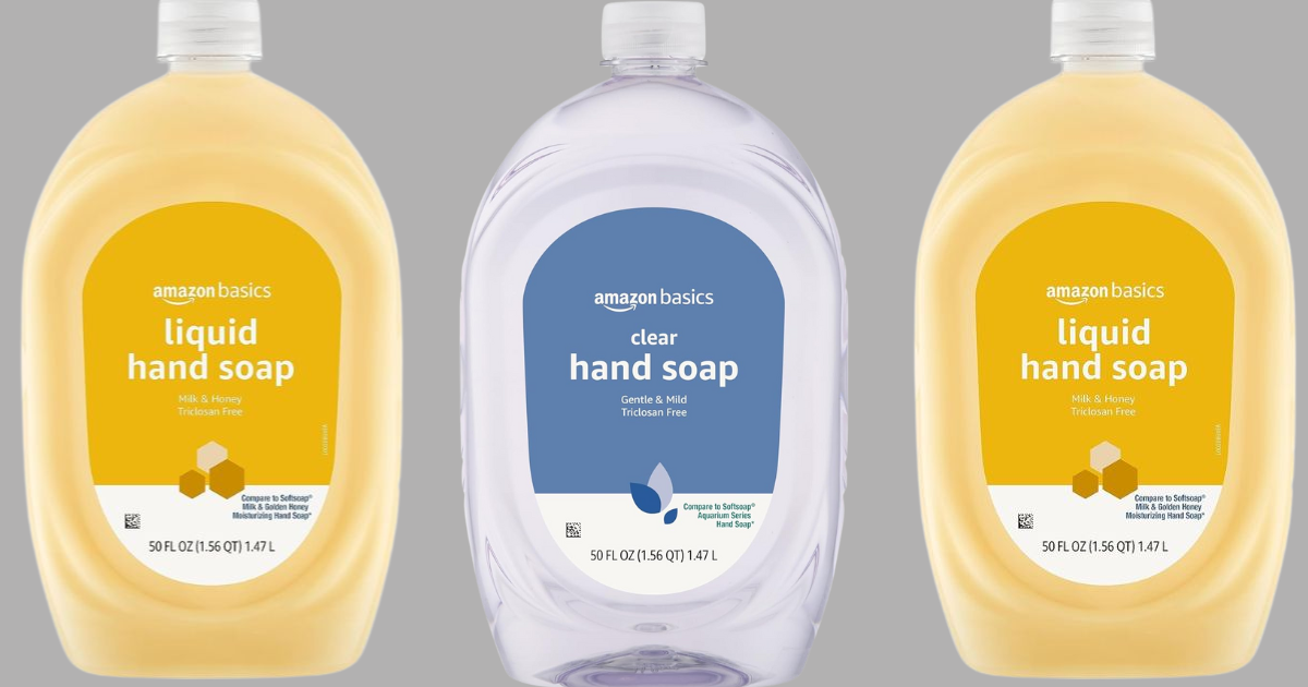 Amazon Basics Liquid Hand Soap Refill Only $3.xx Shipped - The Freebie ...