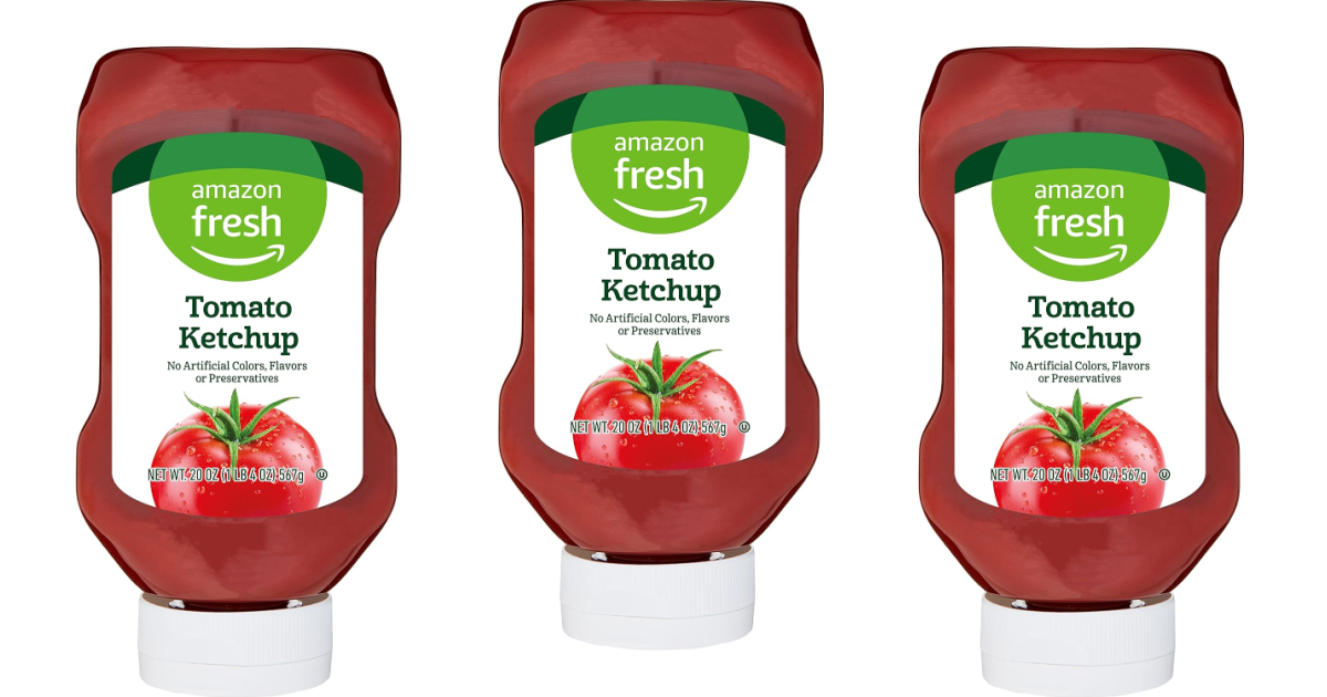 Amazon Fresh Ketchup 20oz Just $1.xx - The Freebie Guy® ️️️