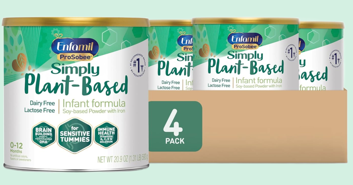 Enfamil Prosobee Plant based Baby Formula 4-Pack For $55.xx! GO! - The ...
