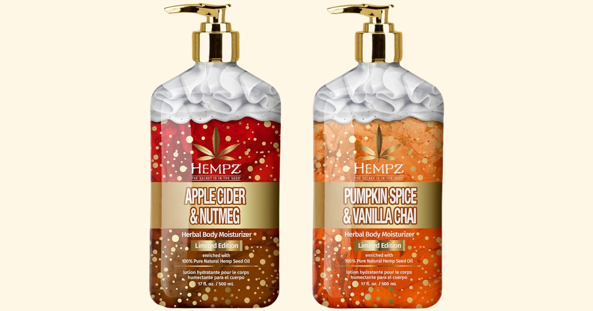 New Hempz Lotion Limited Edition Fall Scents Available on Amazon - The ...
