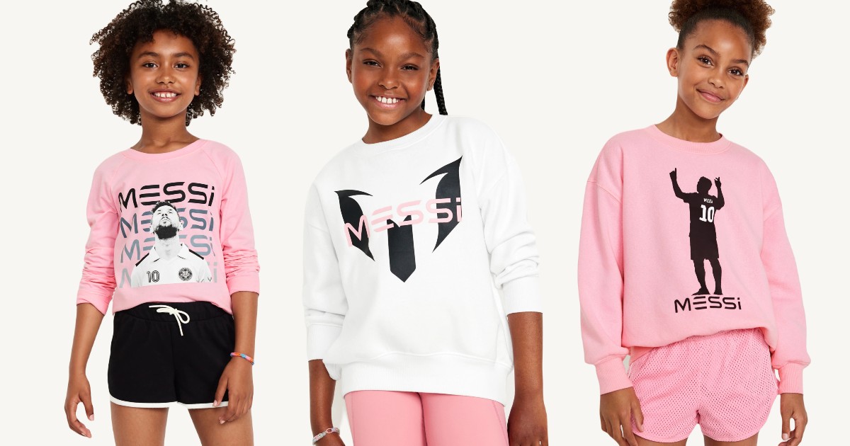 Up to 59% Off Messi Gear at Old Navy! Messi Oversized Graphic ...