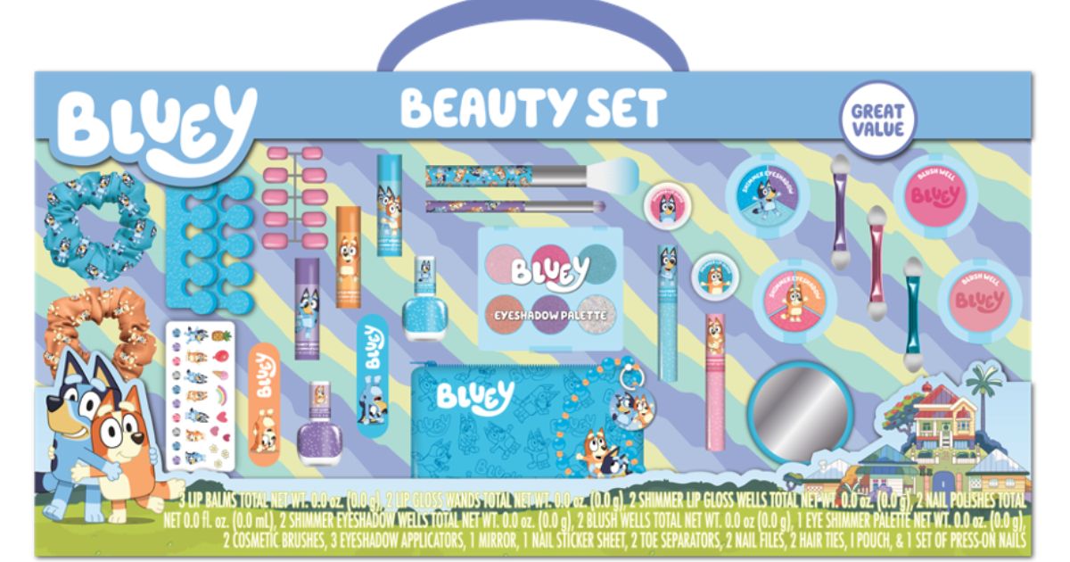 Bluey Mega Beauty Set Just $15 at Walmart - Will Sell Out! - The ...