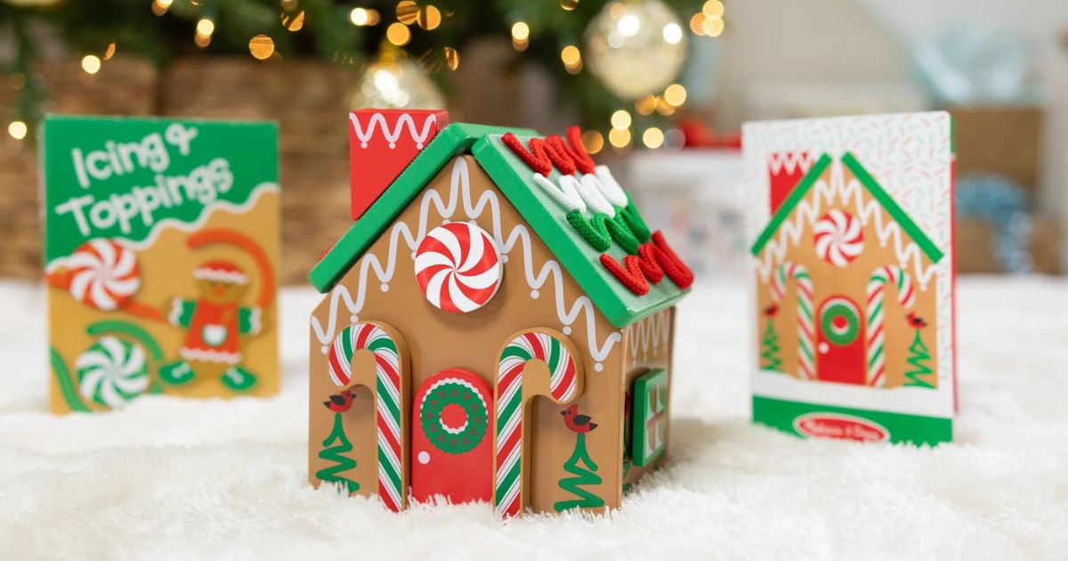 Melissa & Doug Gingerbread House Just $15 at Walmart - The Freebie Guy® ️️️