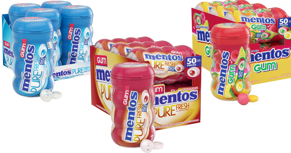 Mentos Sugar-Free Bubble Gum 6-Packs As Low As $13.xx - The Freebie Guy ...