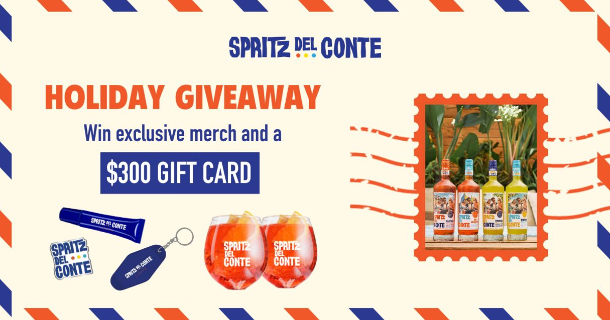 The Spritz Del Conte “Holiday Spritz” Sweepstakes - The Freebie Guy®