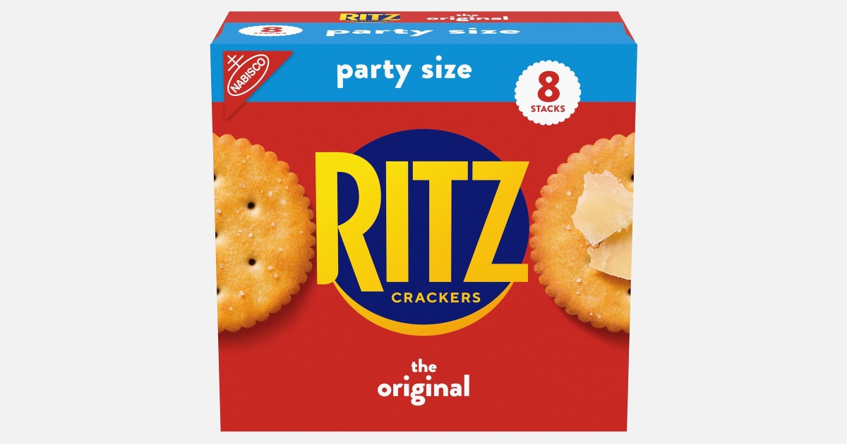 RITZ Original Crackers Party Size 8 Stacks as low as $3.xx on Amazon ...