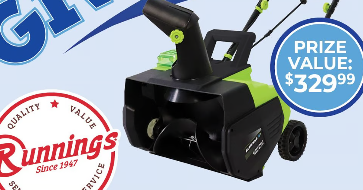 Earthwise Cordless Snow Thrower Giveaway - The Freebie Guy®