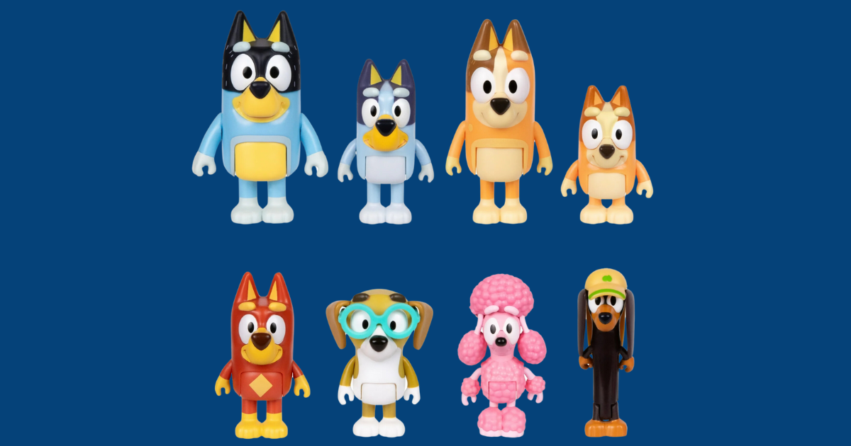 Bluey & Friends Figures Only $4.97 at Walmart - The Freebie Guy® ️️️
