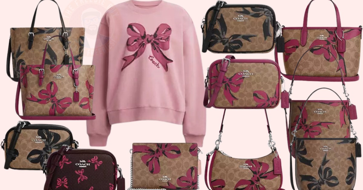 Coach Bow Collection Up to 70% Off! - The Freebie Guy® ️️️