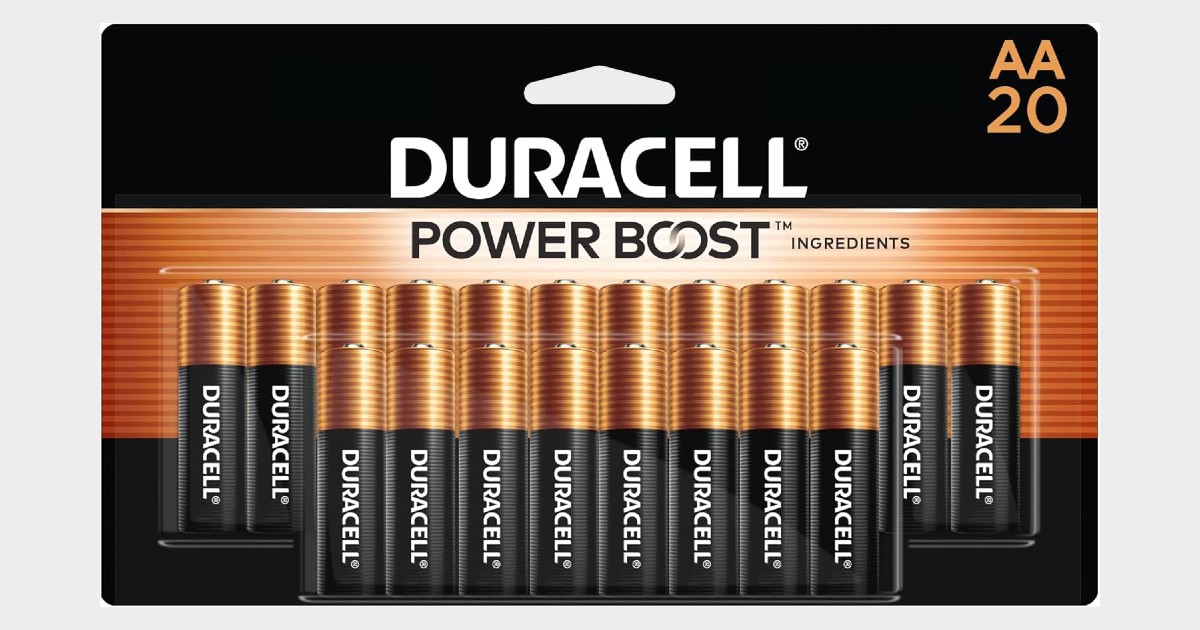 Duracell Coppertop AA Batteries 20-Count Only $9.xx on Amazon (Reg. $19 ...