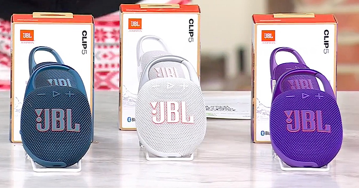 JBL Clip 5 Portable Wireless Bluetooth Speaker Only $29 on QVC (Reg ...