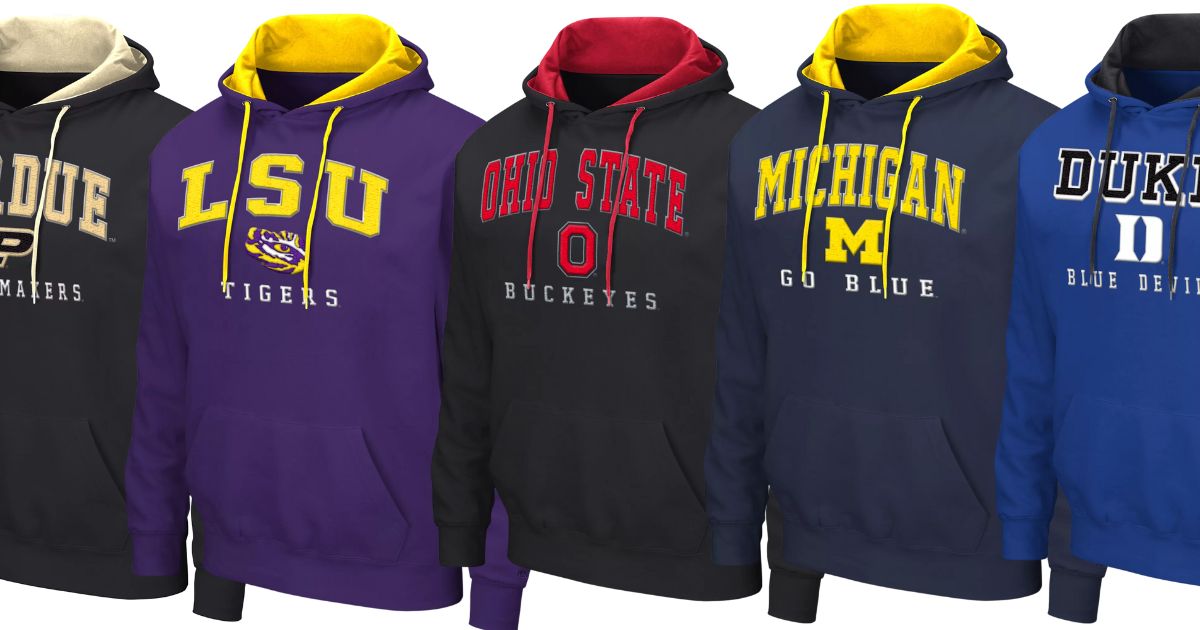 NCAA Hoodies Only $20 (Reg. $50) + Guranteed to Arrive By Christmas Or ...