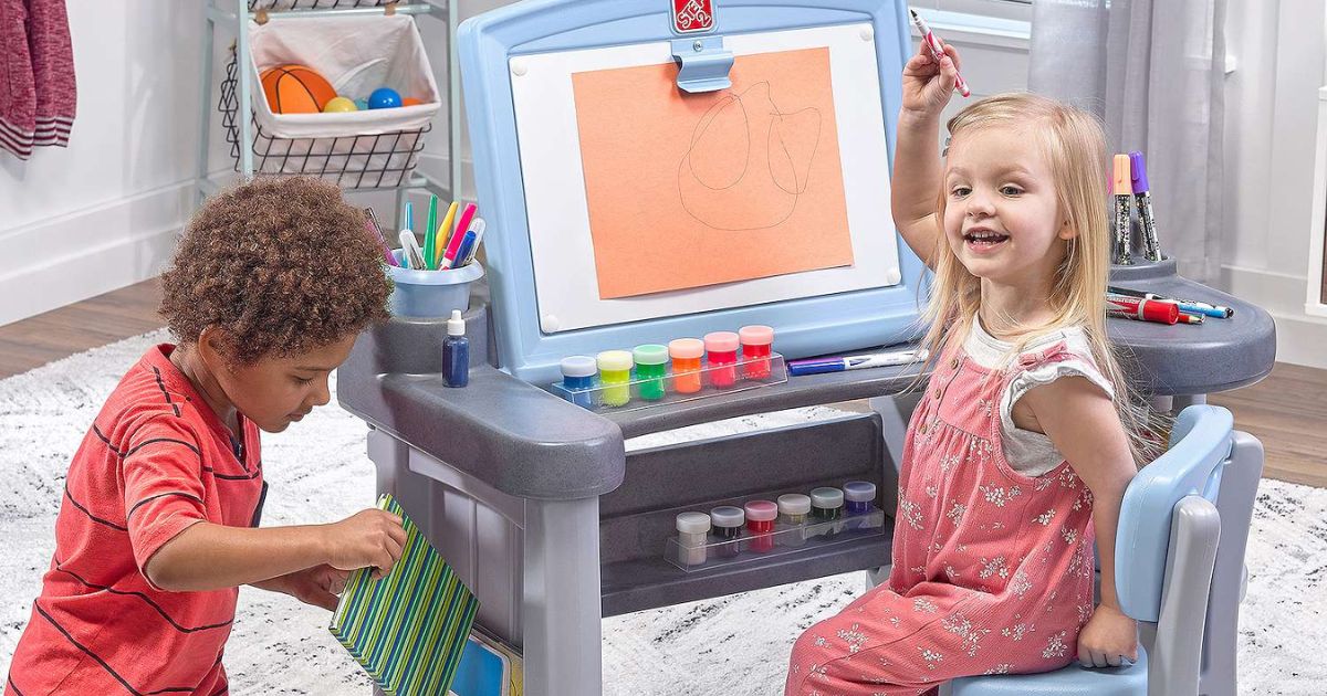 Step2 Studio Art Desk Set Only $64.99 Shipped + Get $10 Kohl's Cash ...