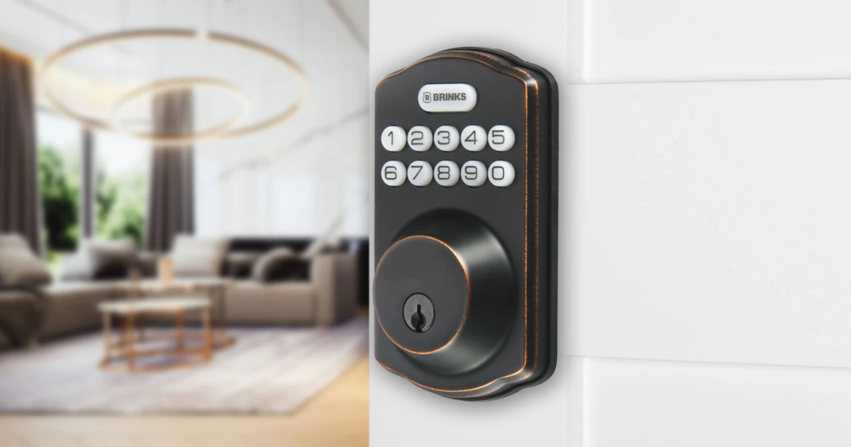 Brinks Electronic Door Lock Only $23 at Walmart (Reg. $60) - The ...