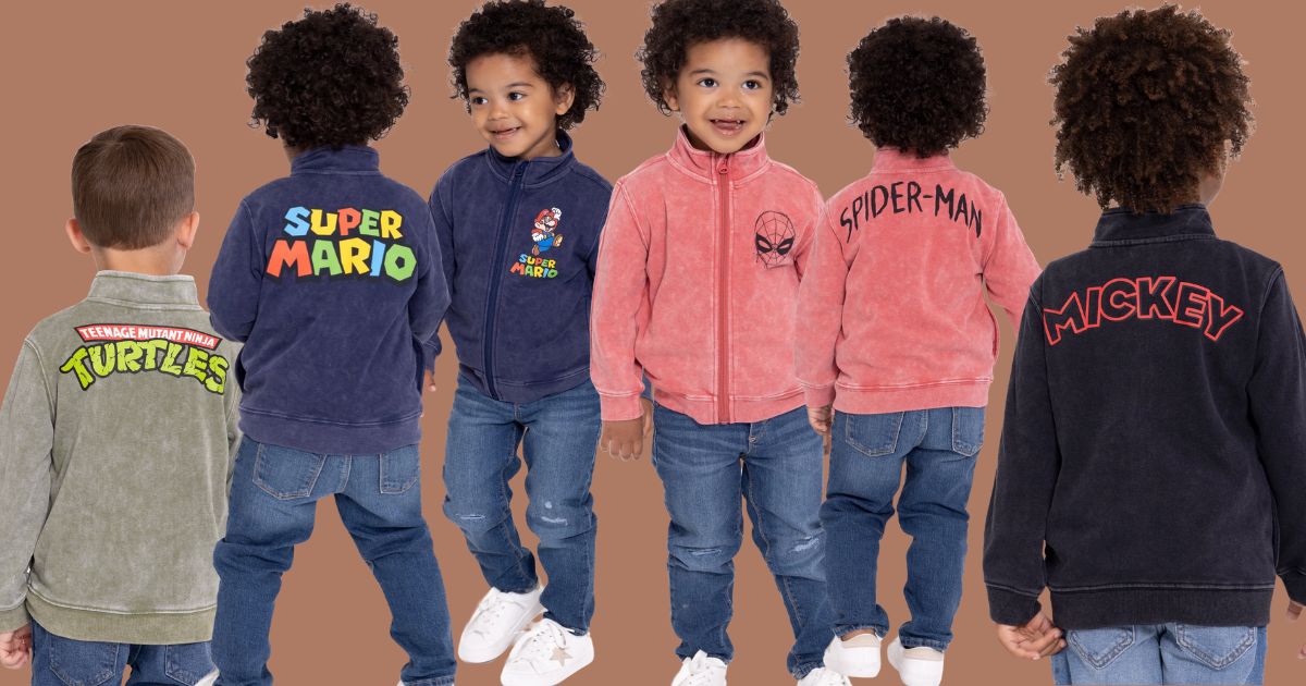 Toddler Character Jackets from $6 at Walmart (Reg. $13) - Mario, TMNT ...