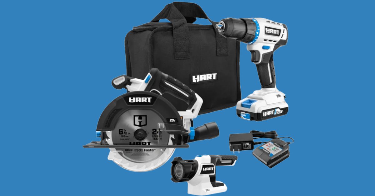 Hart 3-Tool Combo Kit Only $59 Shipped (Reg. $159) - The Freebie Guy® ️️️