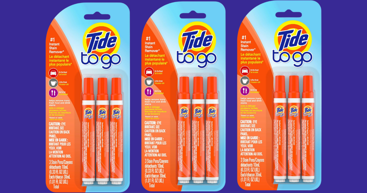 Tide To Go Pen 3-Pack Only $5.xx on Amazon - The Freebie Guy® ️️️