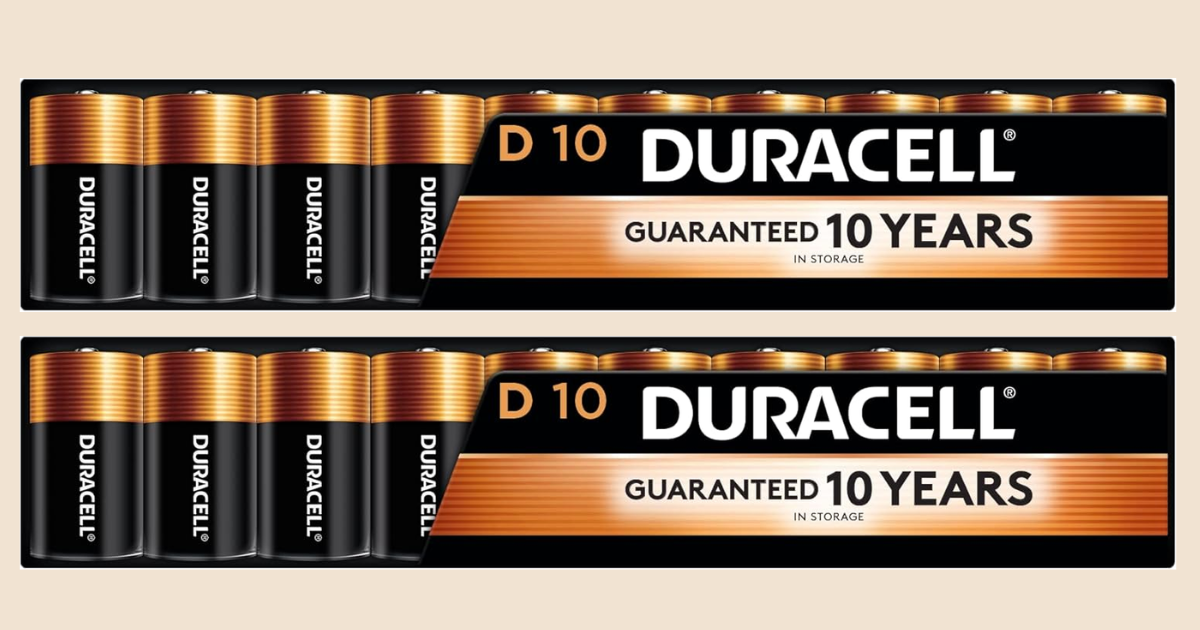 Duracell D Batteries 10-Pack Only $11.xx on Amazon (Reg. $20) - The ...