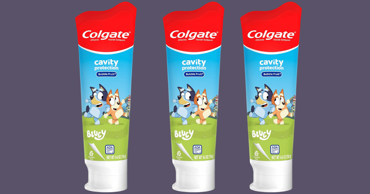 Colgate Kids Bluey Toothpaste Just $1.xx on Amazon - The Freebie Guy® ️️️