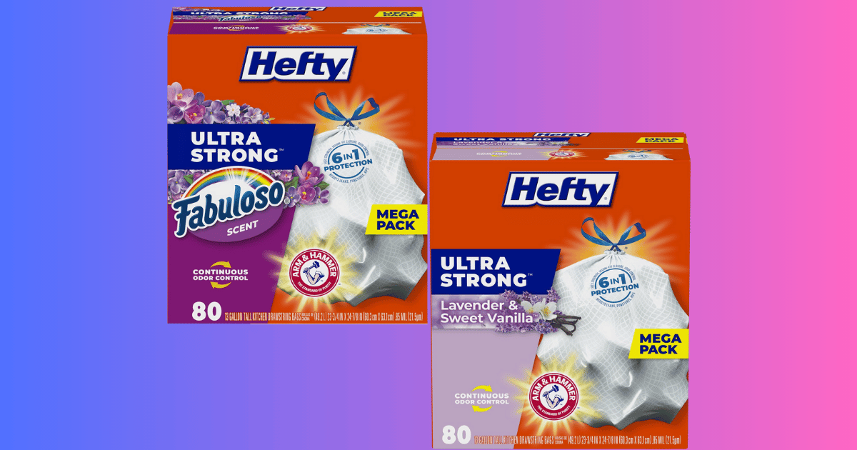 Hefty Ultra Strong 13-Gallon Trash Bags 80-Count as Low as $10.xx on ...