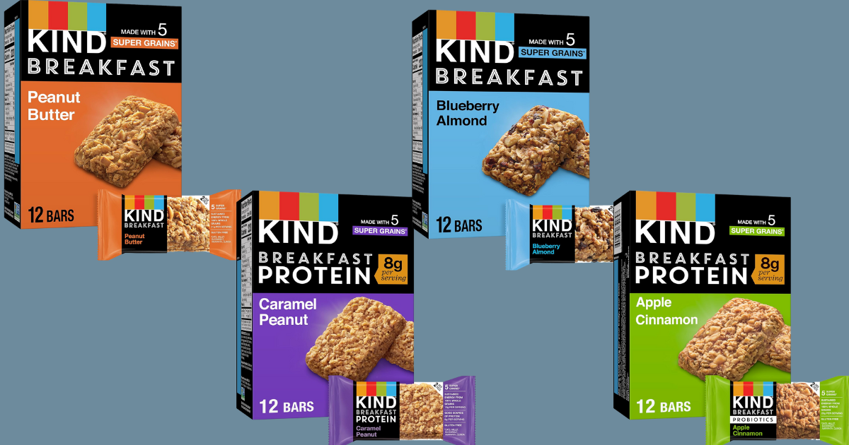 KIND Breakfast Protein Bars 6-Pack Only $2.xx on Amazon! (Reg. $5 ...
